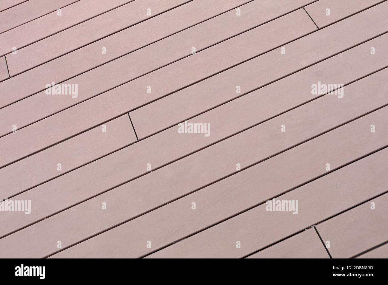 Plastic Decking Patio Planks Diagonal Pattern Flooring Stock Photo - Alamy