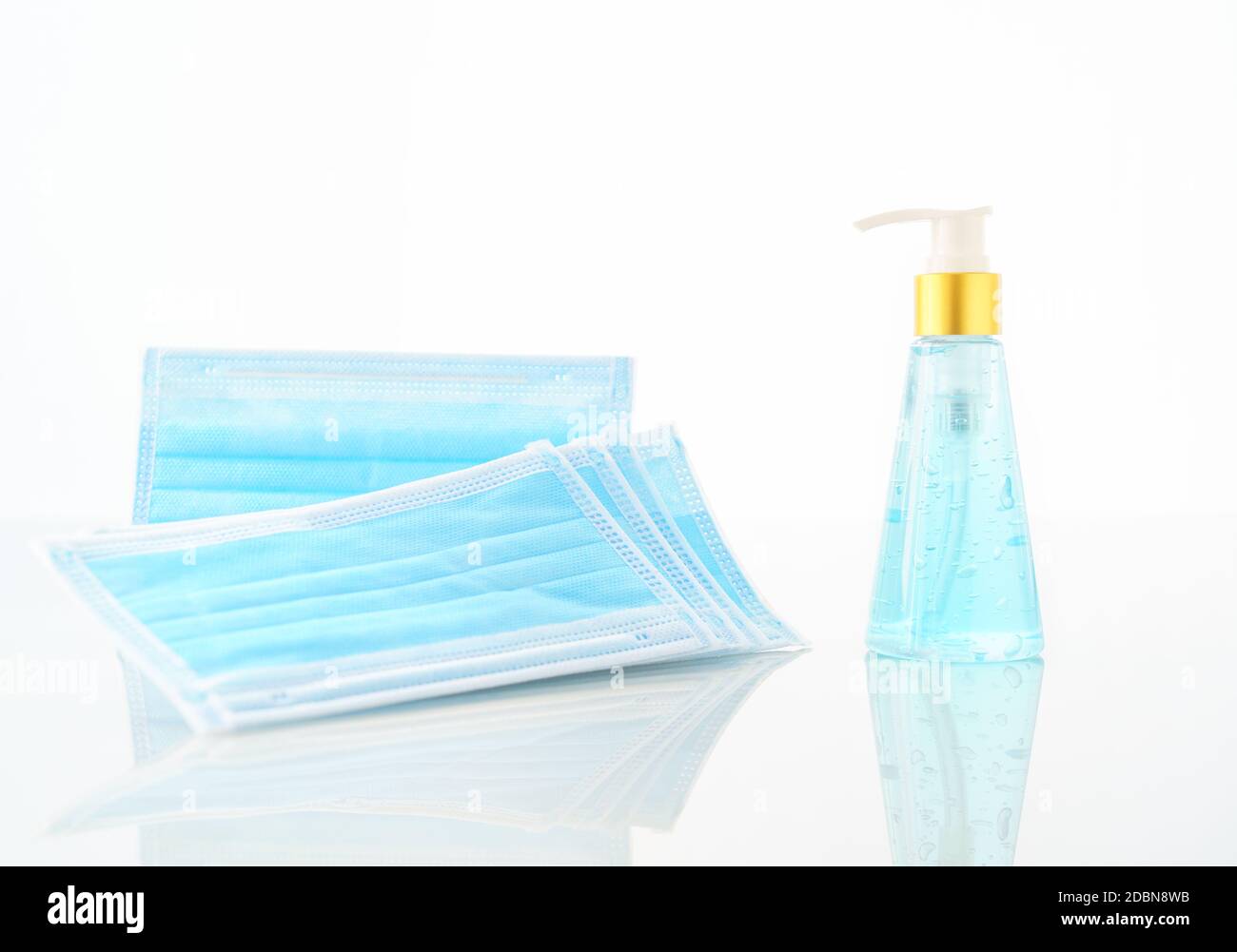 Surgical mask ,Medical face masks and Alcohol gel bottle sanitizer hand ...