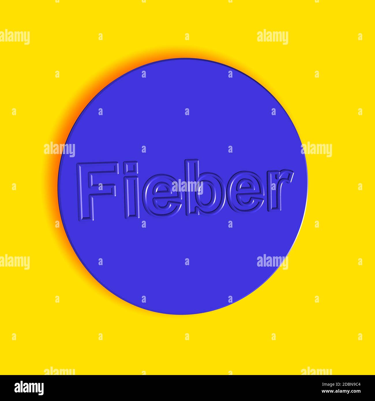 fever - Word or text as 3D illustration, 3D rendering Stock Photo - Alamy