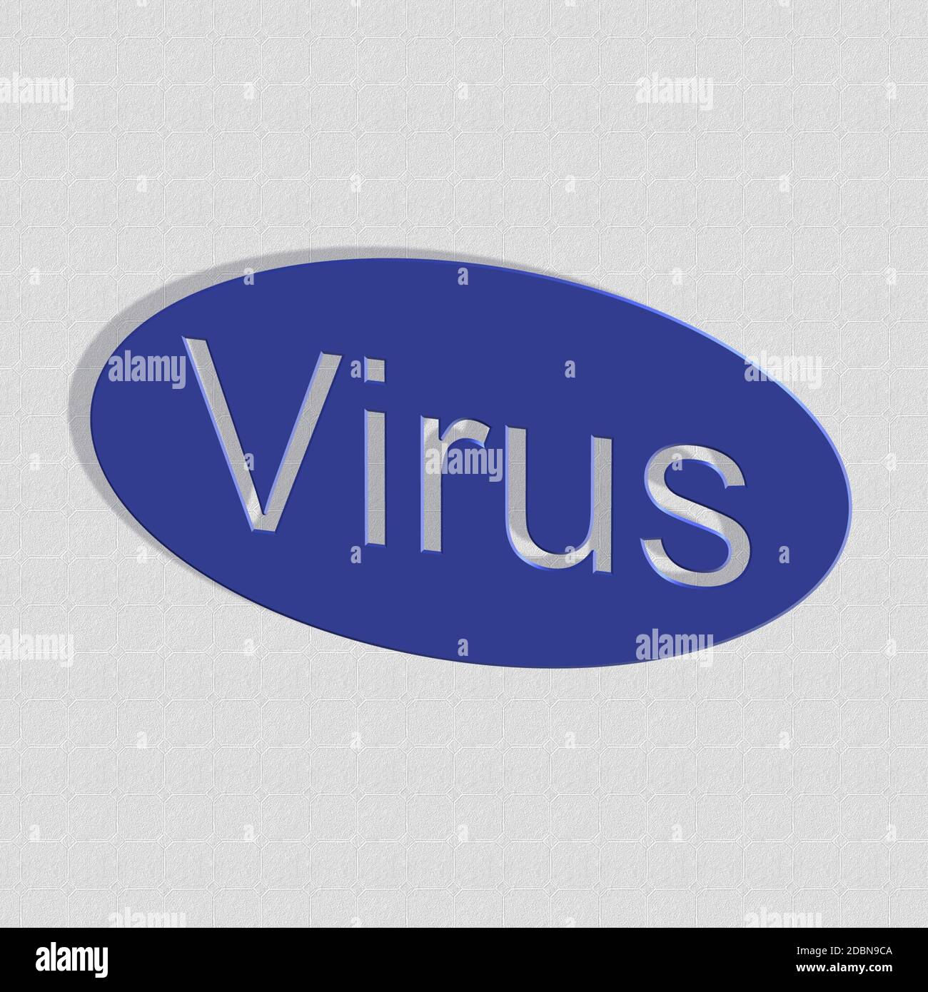 Virus - Word or text as 3D illustration, 3D rendering Stock Photo - Alamy