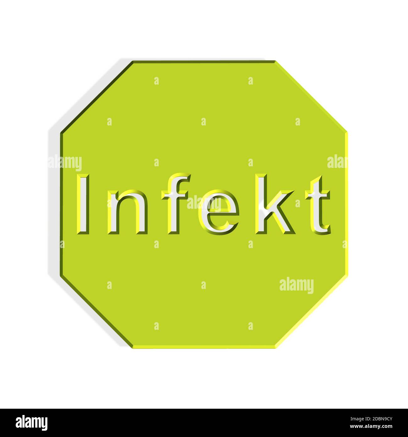 Infection - Word or text as 3D illustration, 3D rendering Stock Photo ...