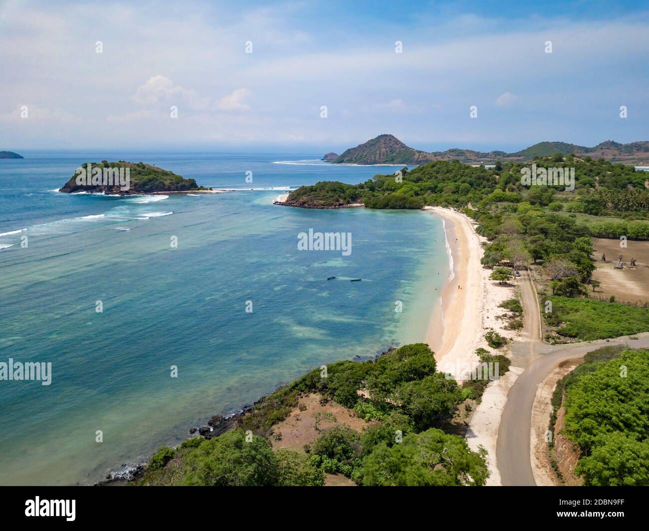 Aerial view of Sumbawa island, Indonesia Stock Photo - Alamy