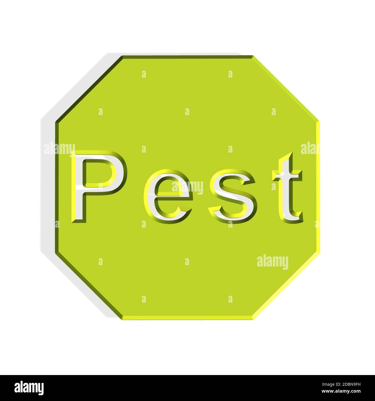 Pest - Word or text as 3D illustration, 3D rendering Stock Photo - Alamy