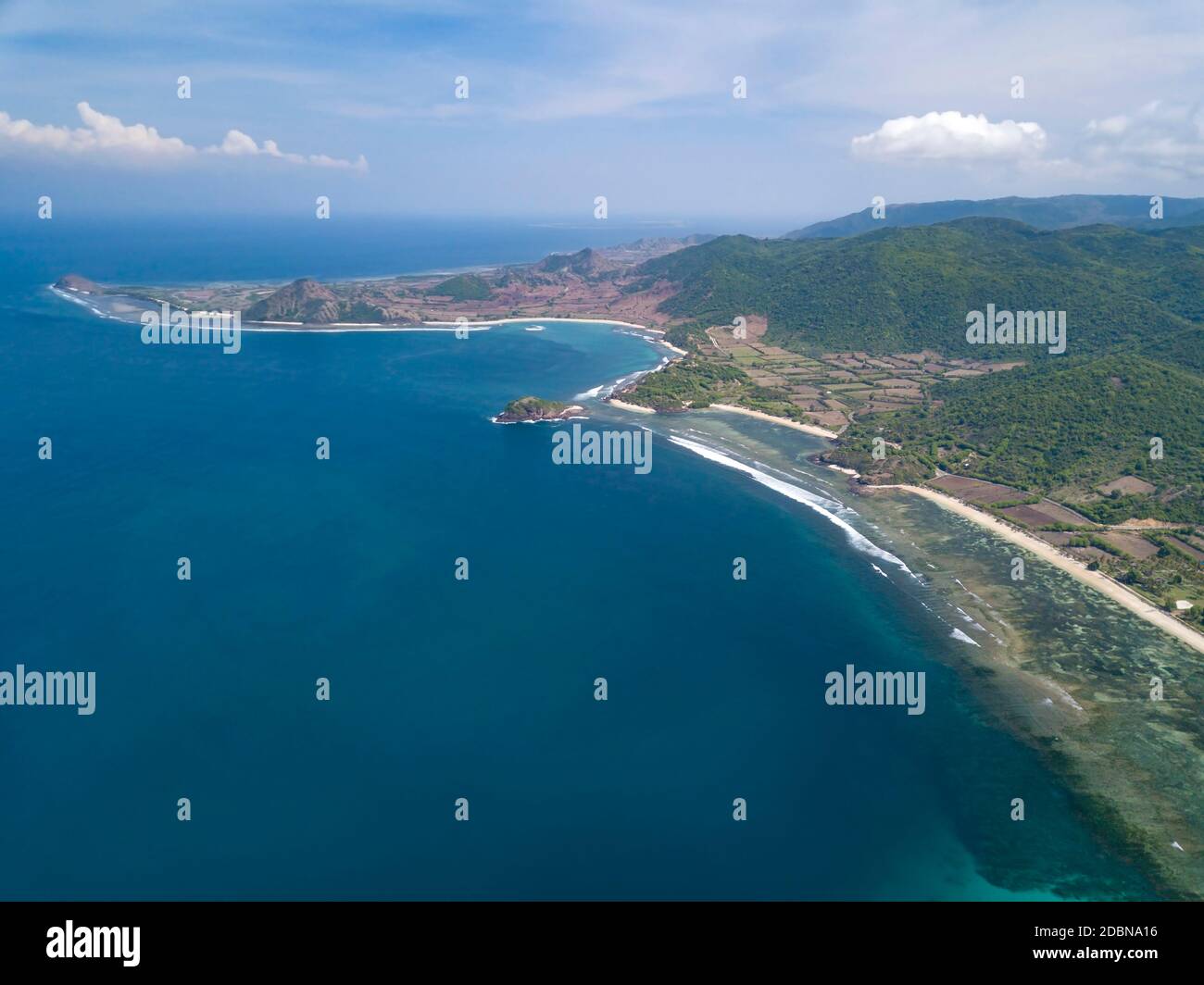 Aerial view ofÃ‚Â SumbawaÃ‚Â island, Indonesia Stock Photo - Alamy