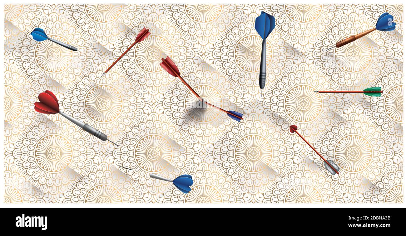 many darts are moving from one place to another Stock Photo - Alamy