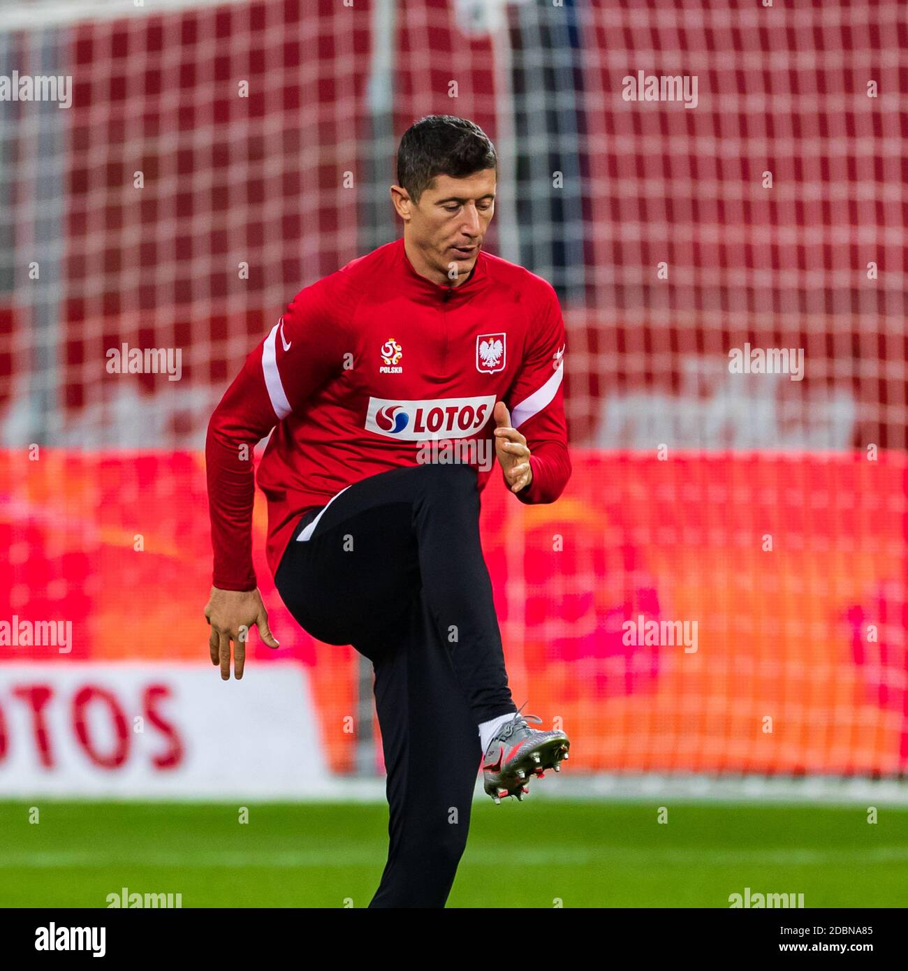 CHORZOW, POLAND - NOVEMBER 17: Robert Lewandowski of Poland during the ...