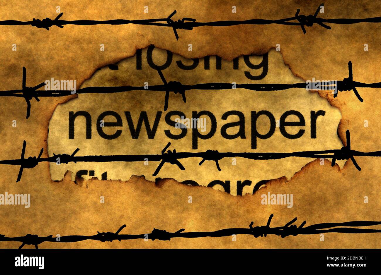 Torn newspaper article hi-res stock photography and images - Alamy
