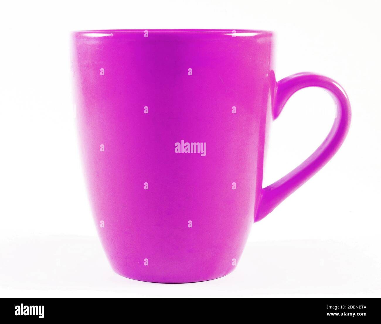 Pink mug isolated on Cut Out Stock Images & Pictures - Alamy