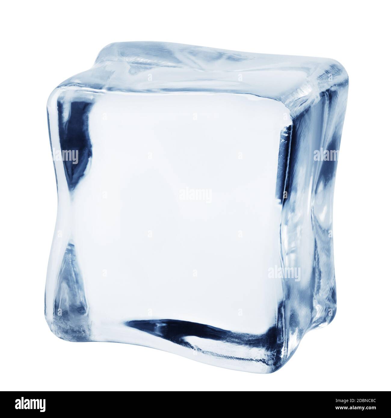 ice cube, isolated on white background, clipping path, full depth of ...