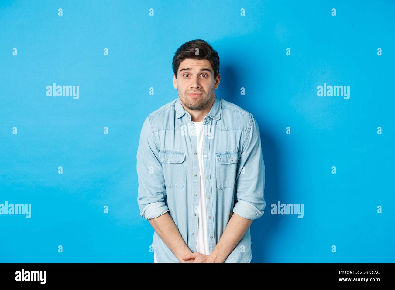 Embarrassed Guy Caught