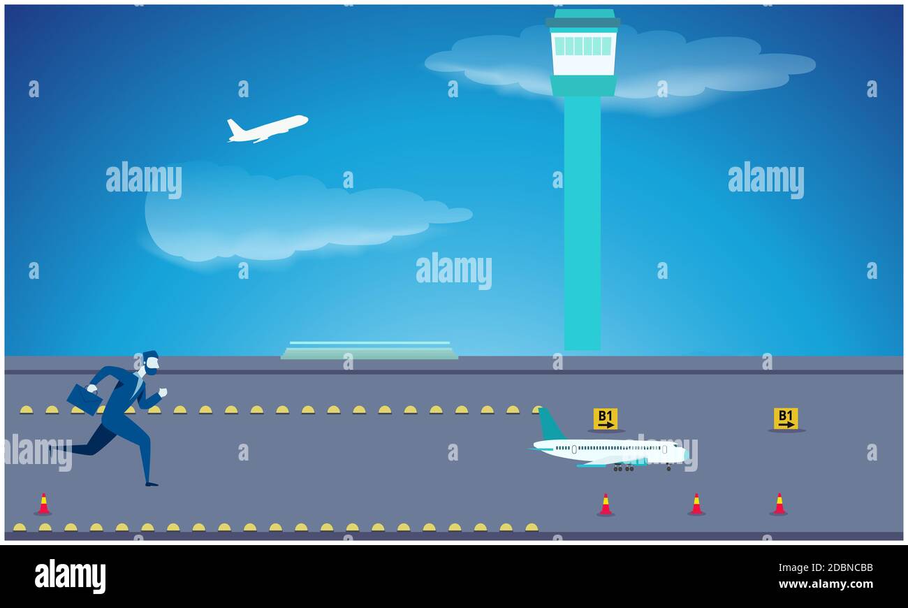 Airplane aircraft running on runway hi-res stock photography and images ...
