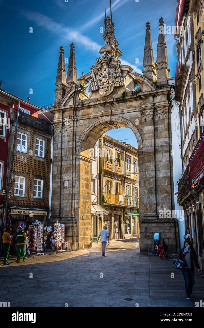 The Arch of the New Gate is a Baroque and Neoclassical arch, in the ...