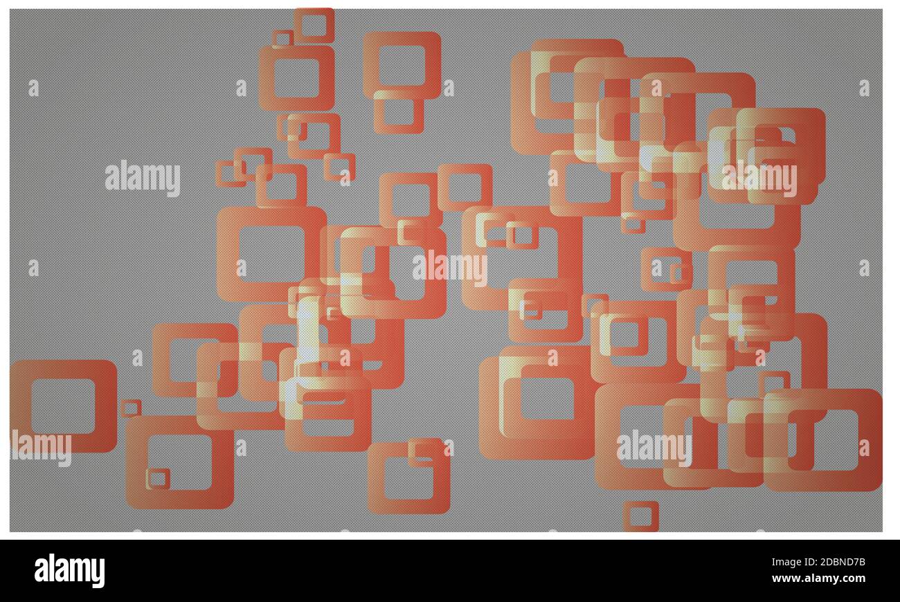 Round Square boxes On Abstract Background Stock Photo - Alamy