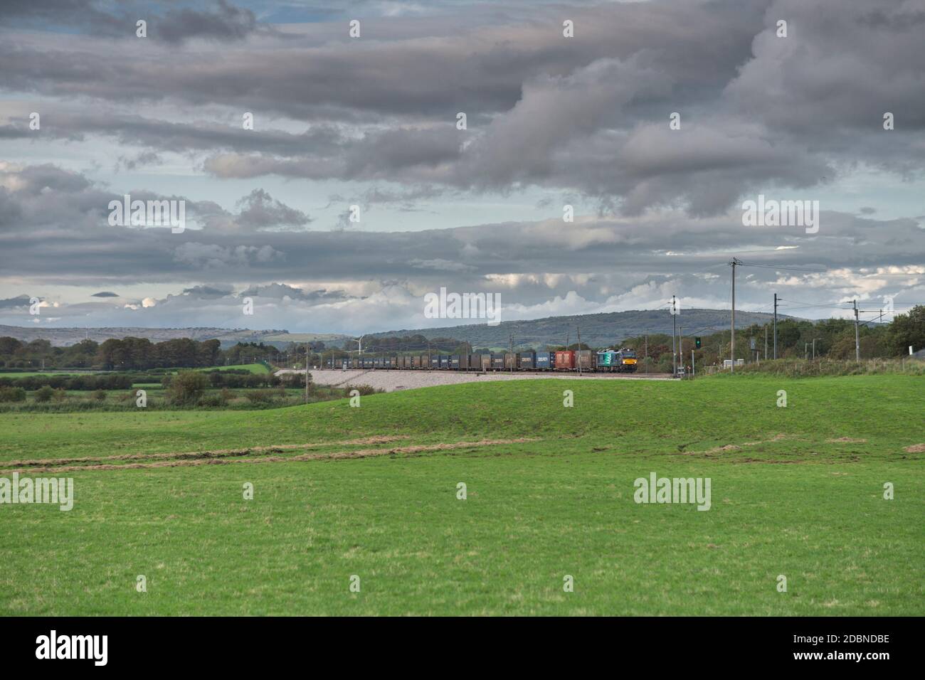 Direct rail services class 88 electro- diesel locomotive 88010 hauling ...