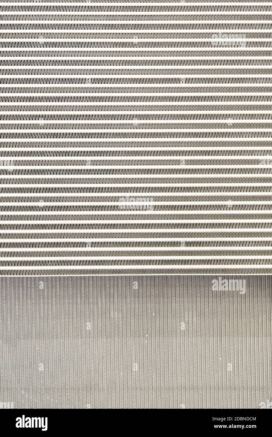 Texture of cooling radiator for big truck engine Stock Photo - Alamy