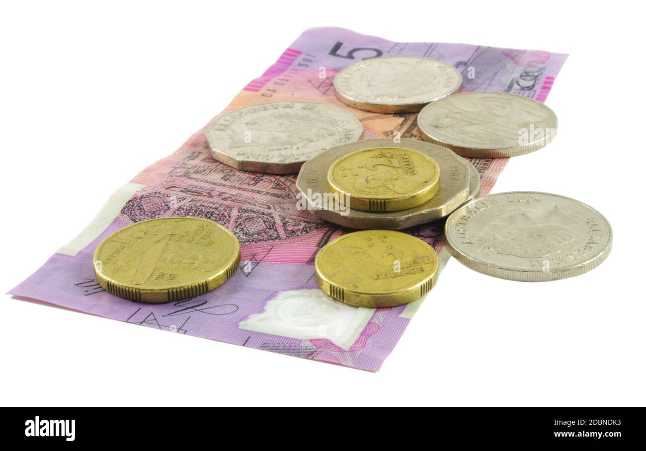 Banknote Of Australia Cut Out Stock Images & Pictures - Alamy