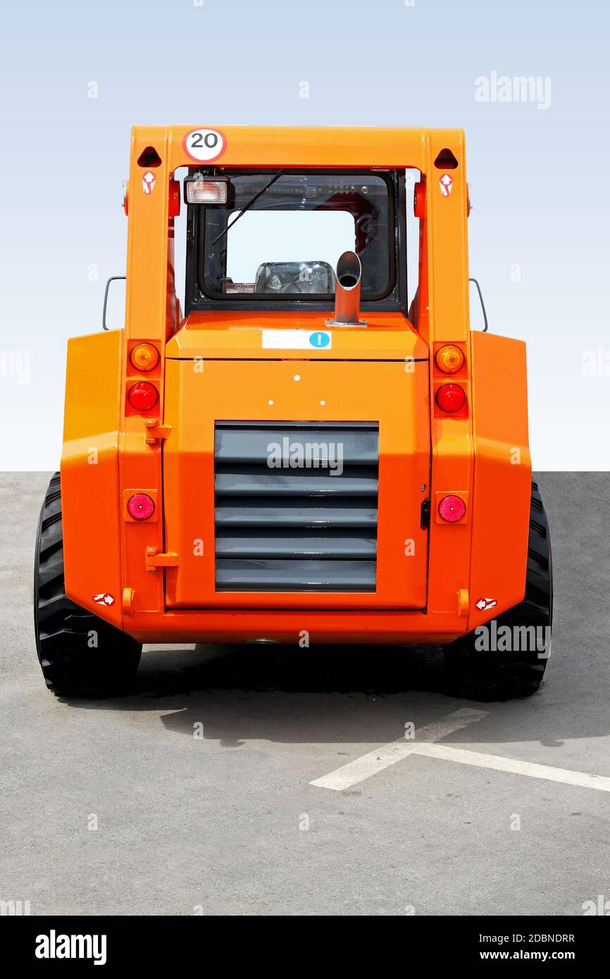 Orange digger hi-res stock photography and images - Alamy