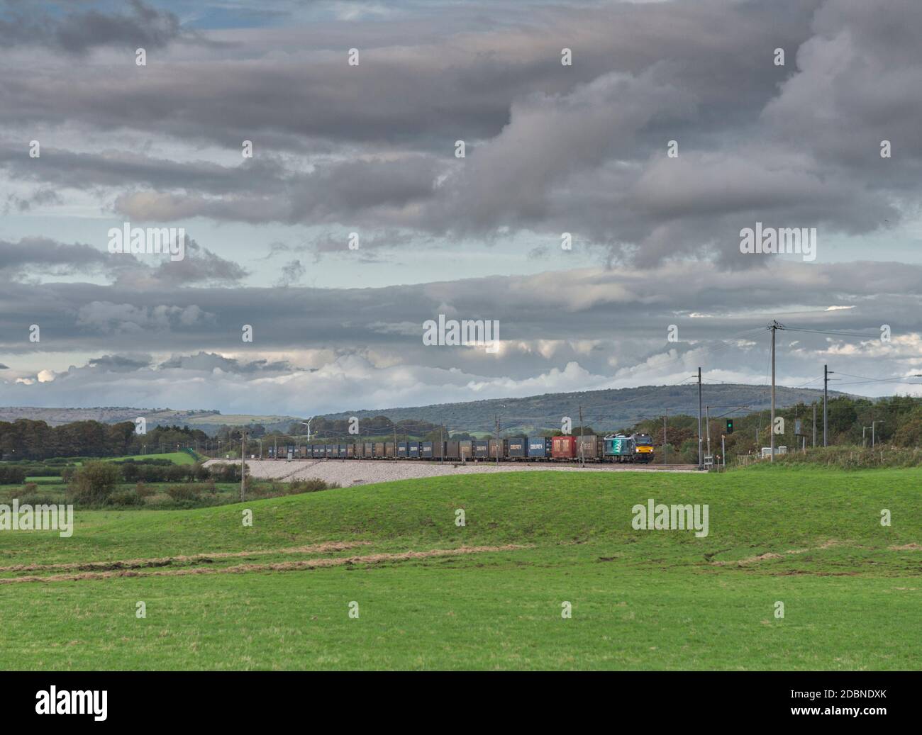 Direct rail services class 88 electro- diesel locomotive 88010 hauling ...