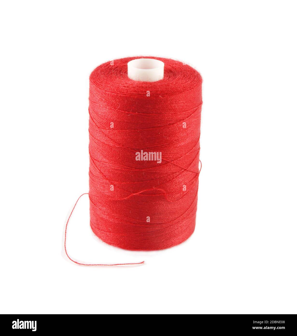 red threads isolated on white Stock Photo - Alamy
