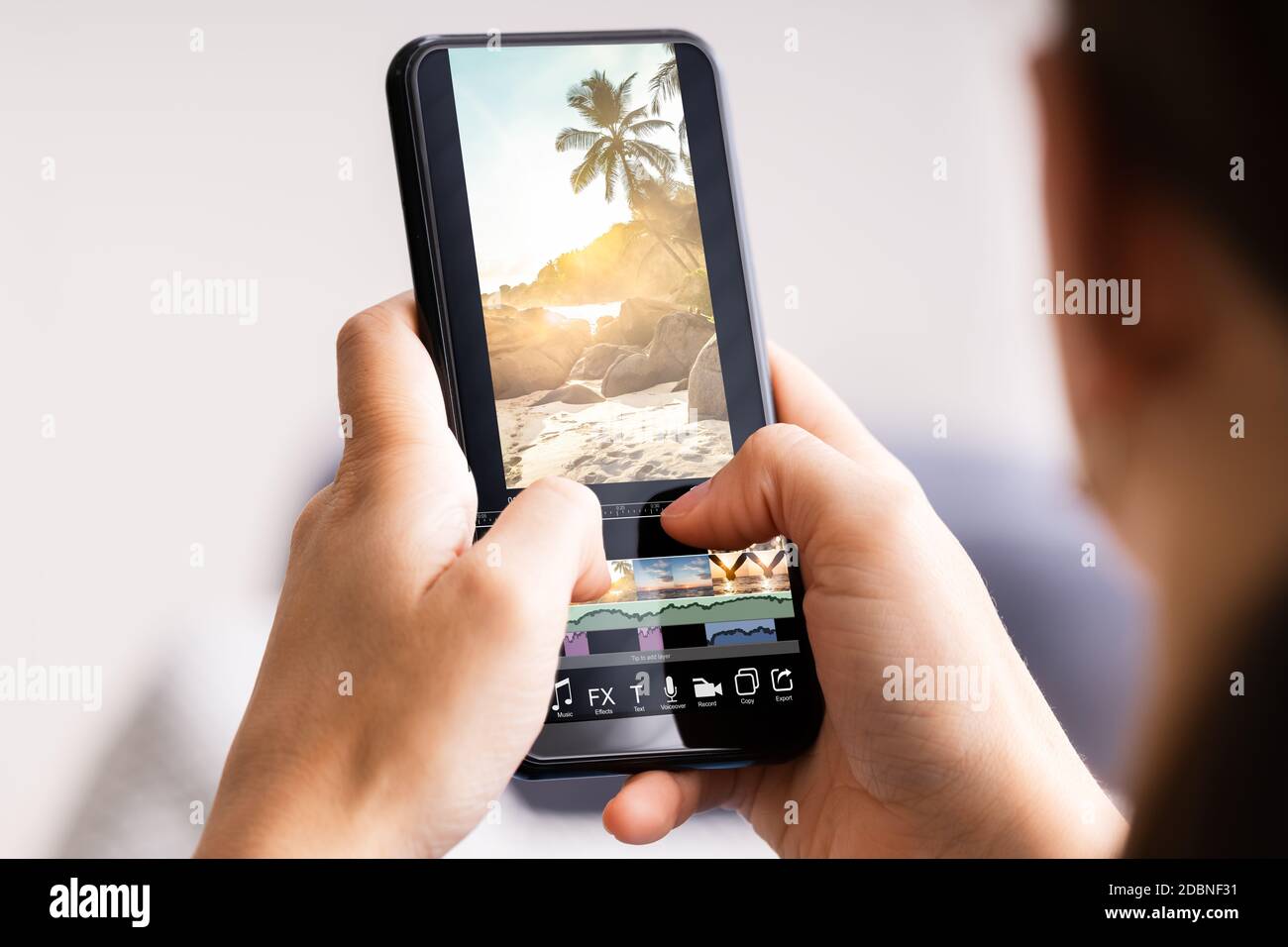 Smart phone video edit hi-res stock photography and images - Alamy