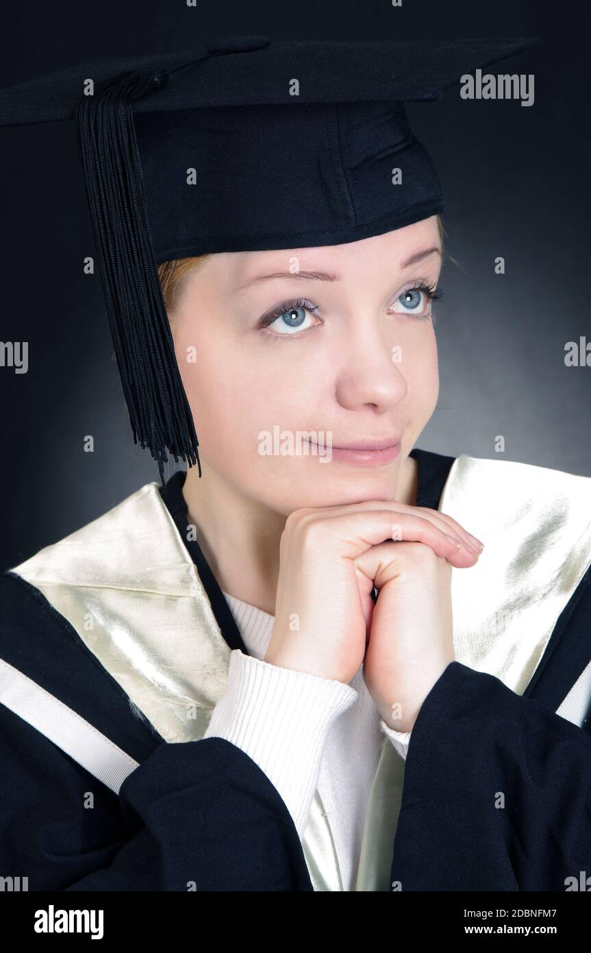 Graduated girl hi-res stock photography and images - Alamy