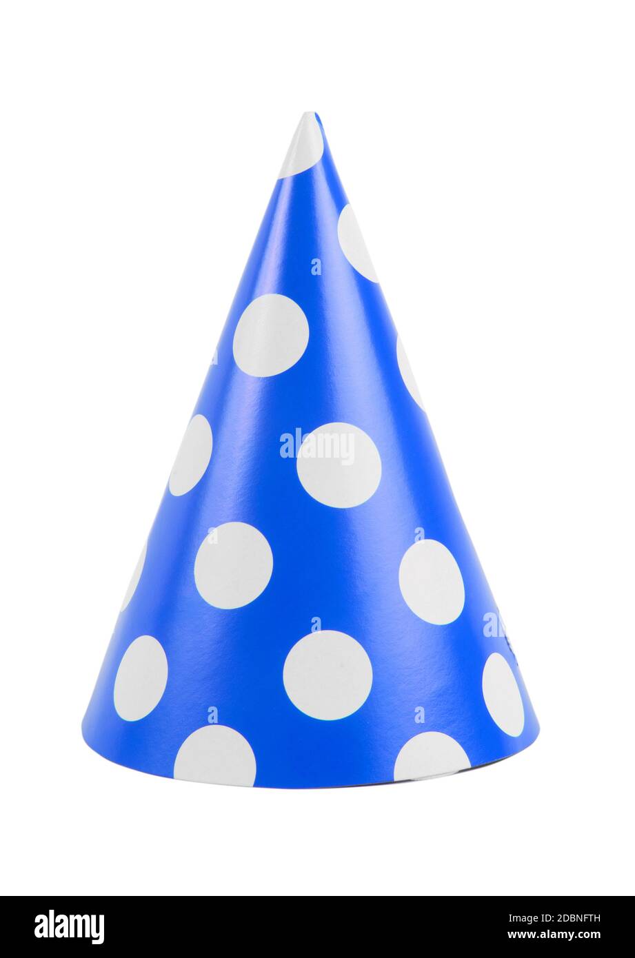 funny party hat isolated on white Stock Photo - Alamy