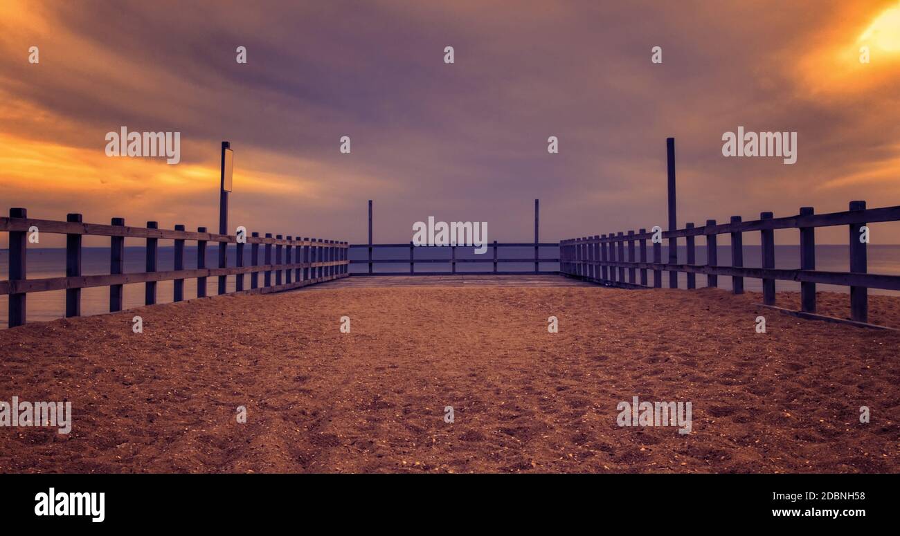 old ocean deck in Melbourne.Australia Stock Photo - Alamy