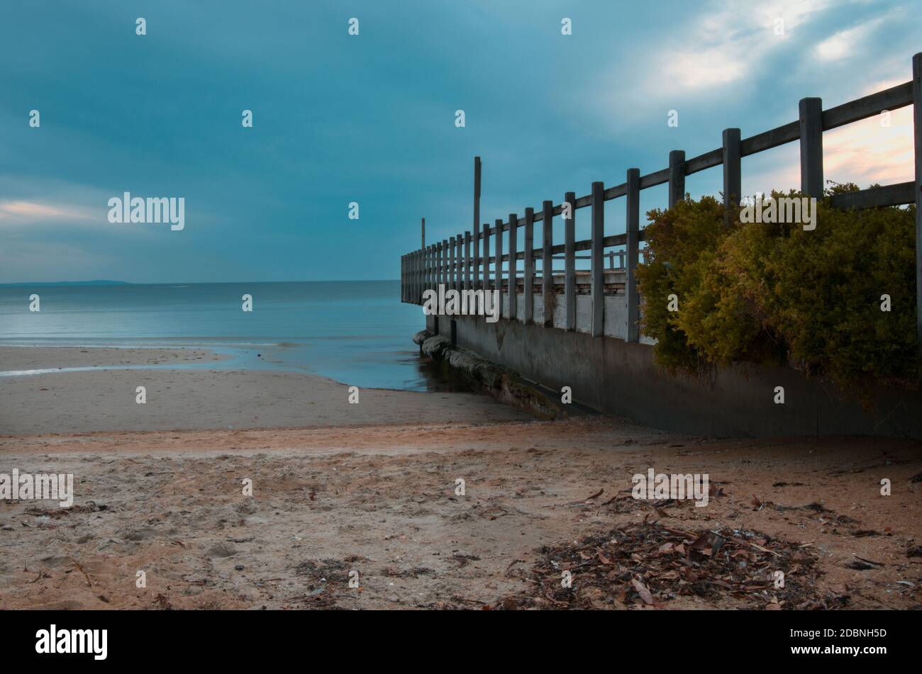 old ocean deck in Melbourne.Australia Stock Photo - Alamy