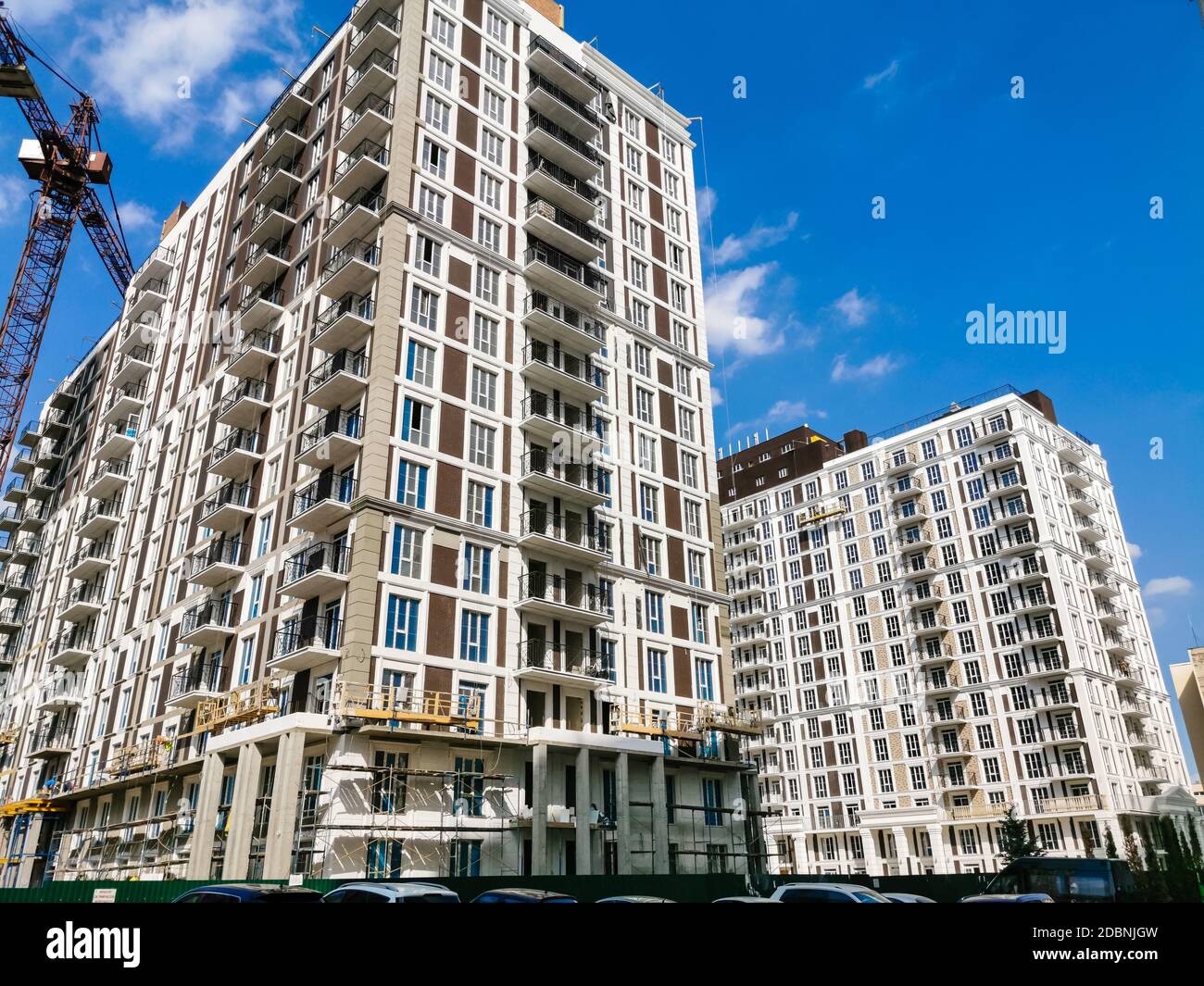 Installation of glass facade panels hi-res stock photography and images ...