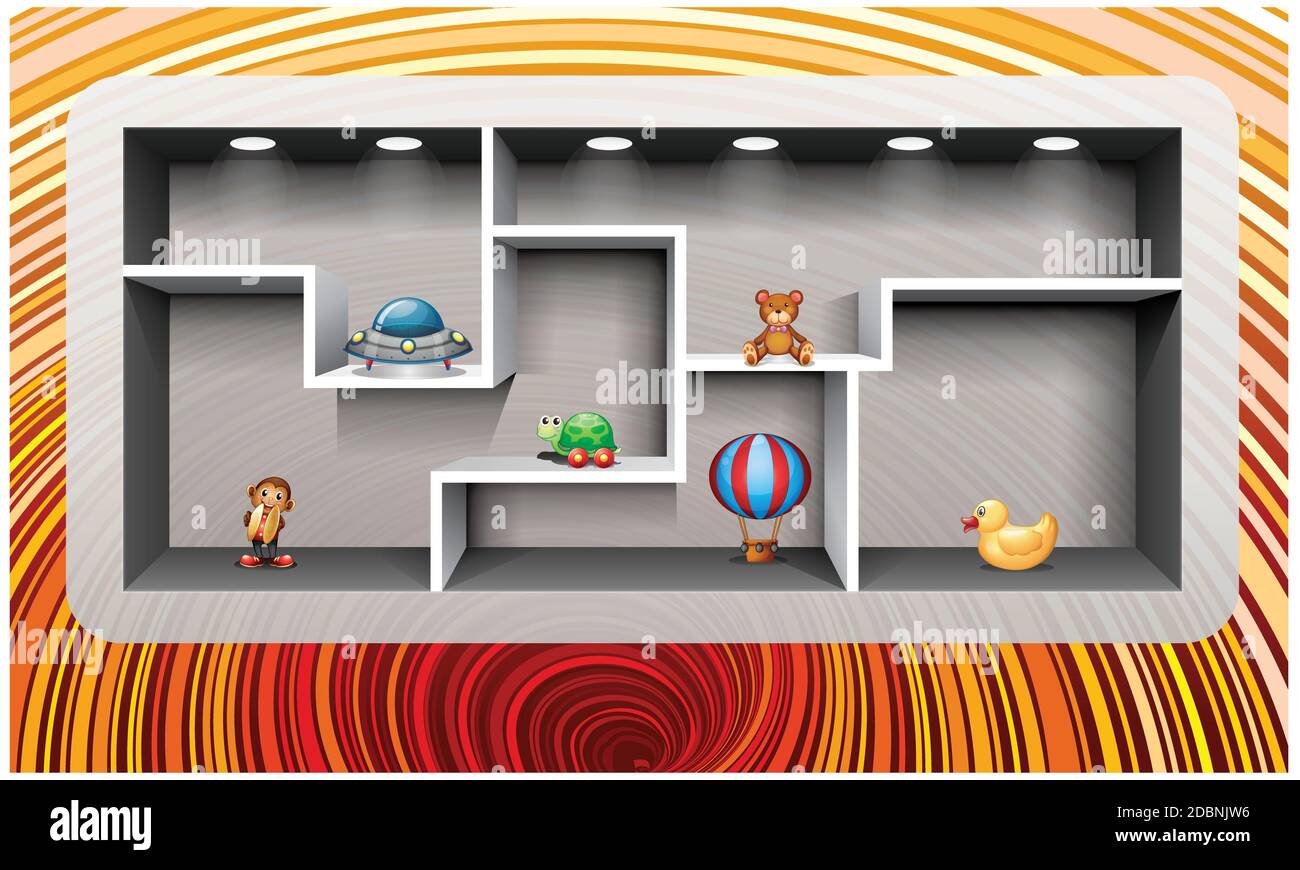 Modern room toys Cut Out Stock Images & Pictures - Alamy