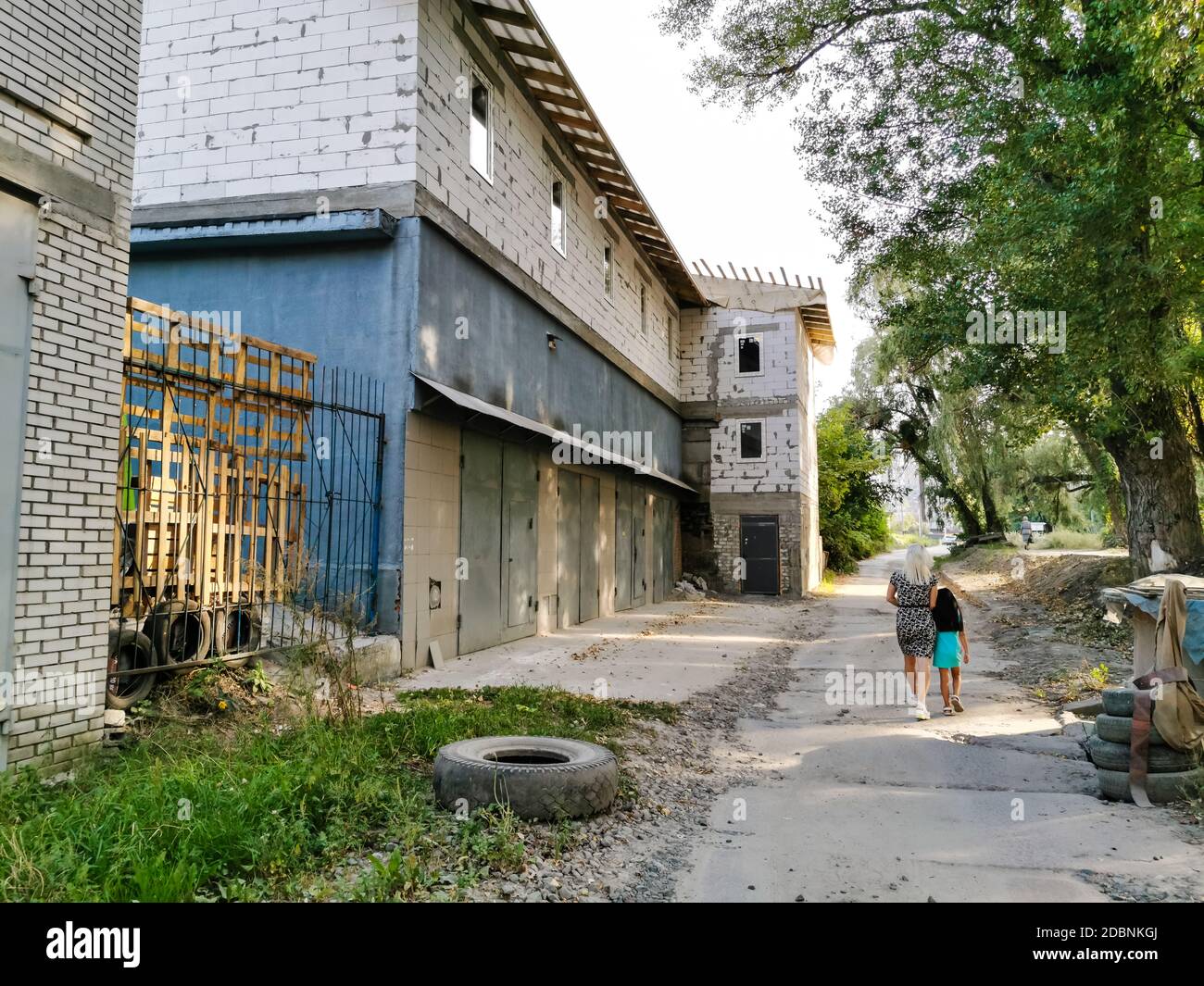 Building abuse. Example of illegal Italian construction Stock Photo - Alamy