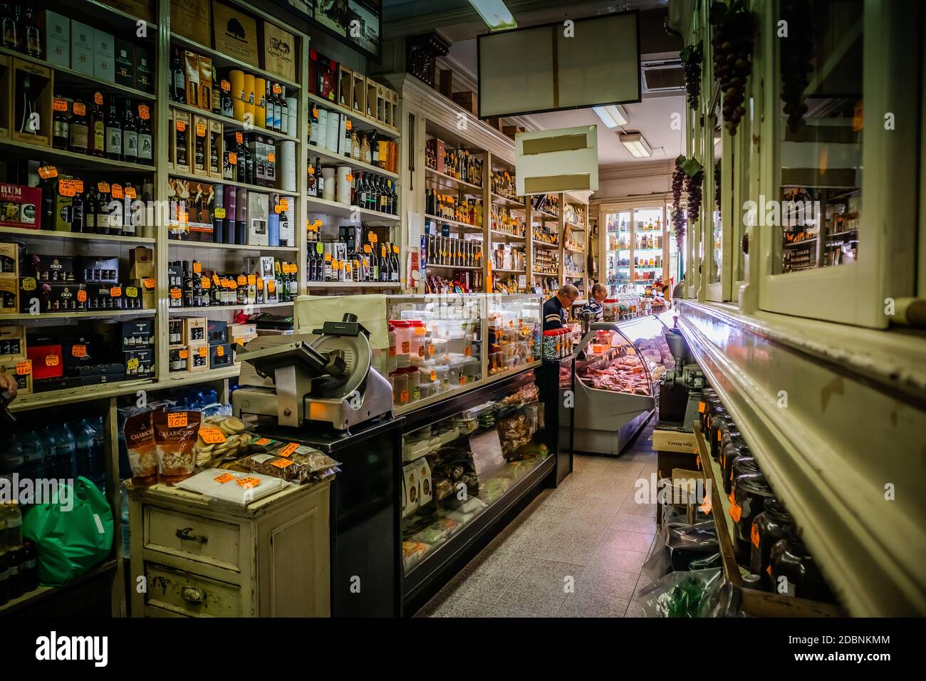 Inside a corner grocery store in Porto, Portugal Stock Photo - Alamy
