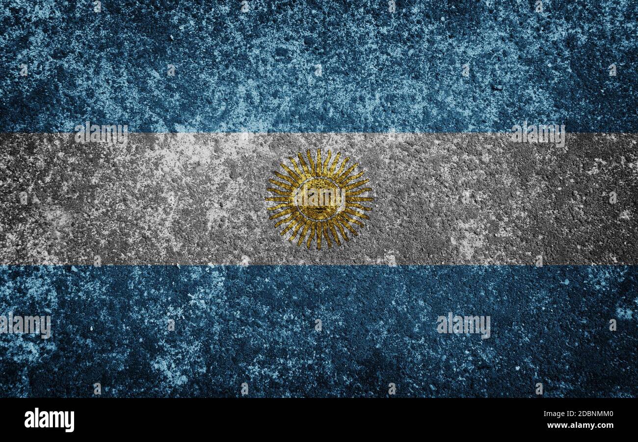 Argentina flag vintage on hi-res stock photography and images - Alamy