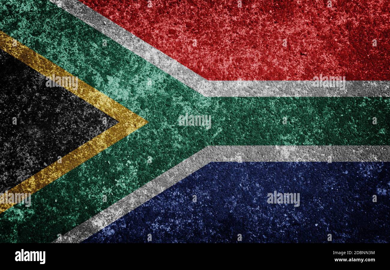 Flag of south africa dirty hi-res stock photography and images - Alamy