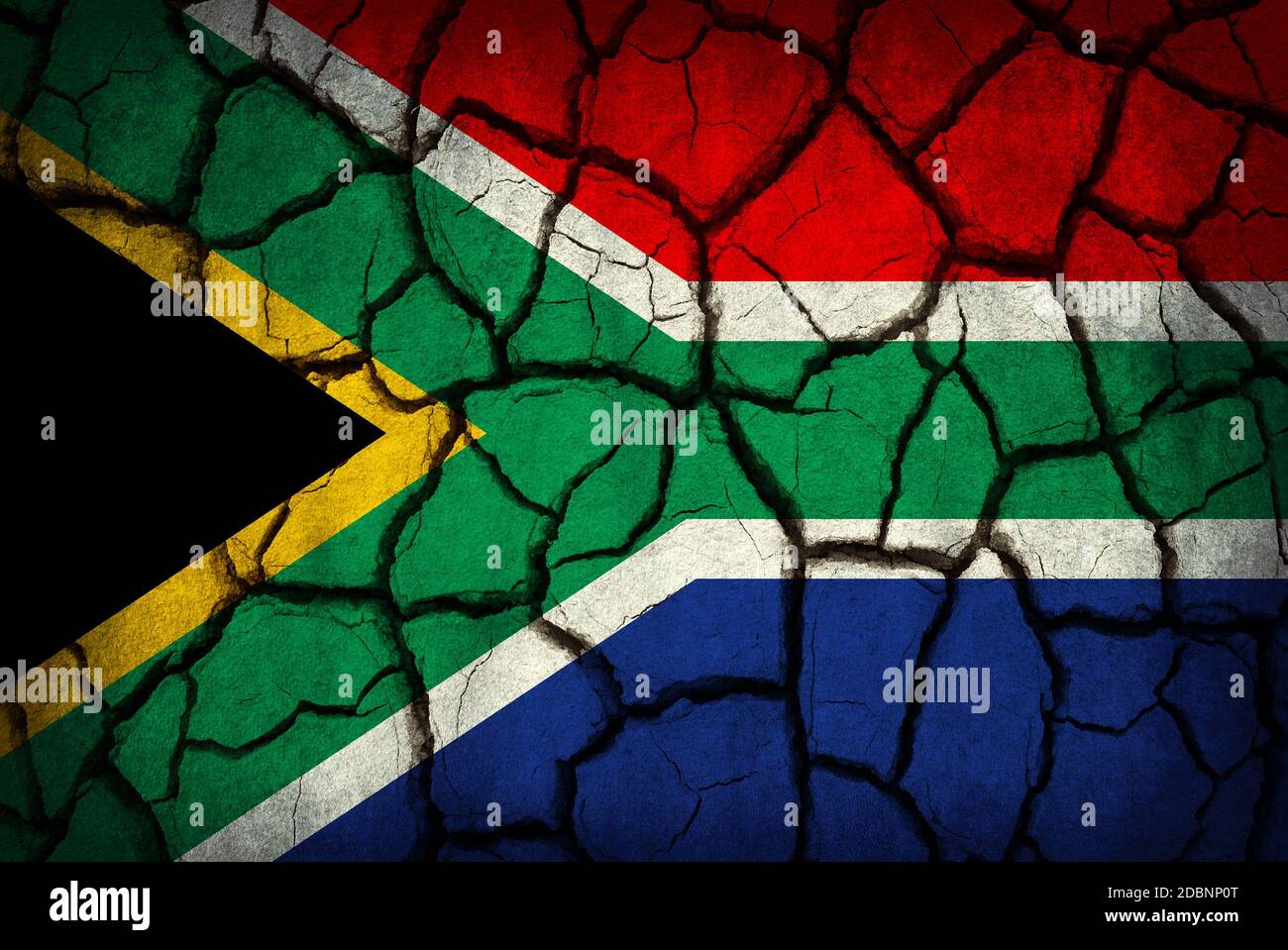 Flag of south africa dirty hi-res stock photography and images - Alamy