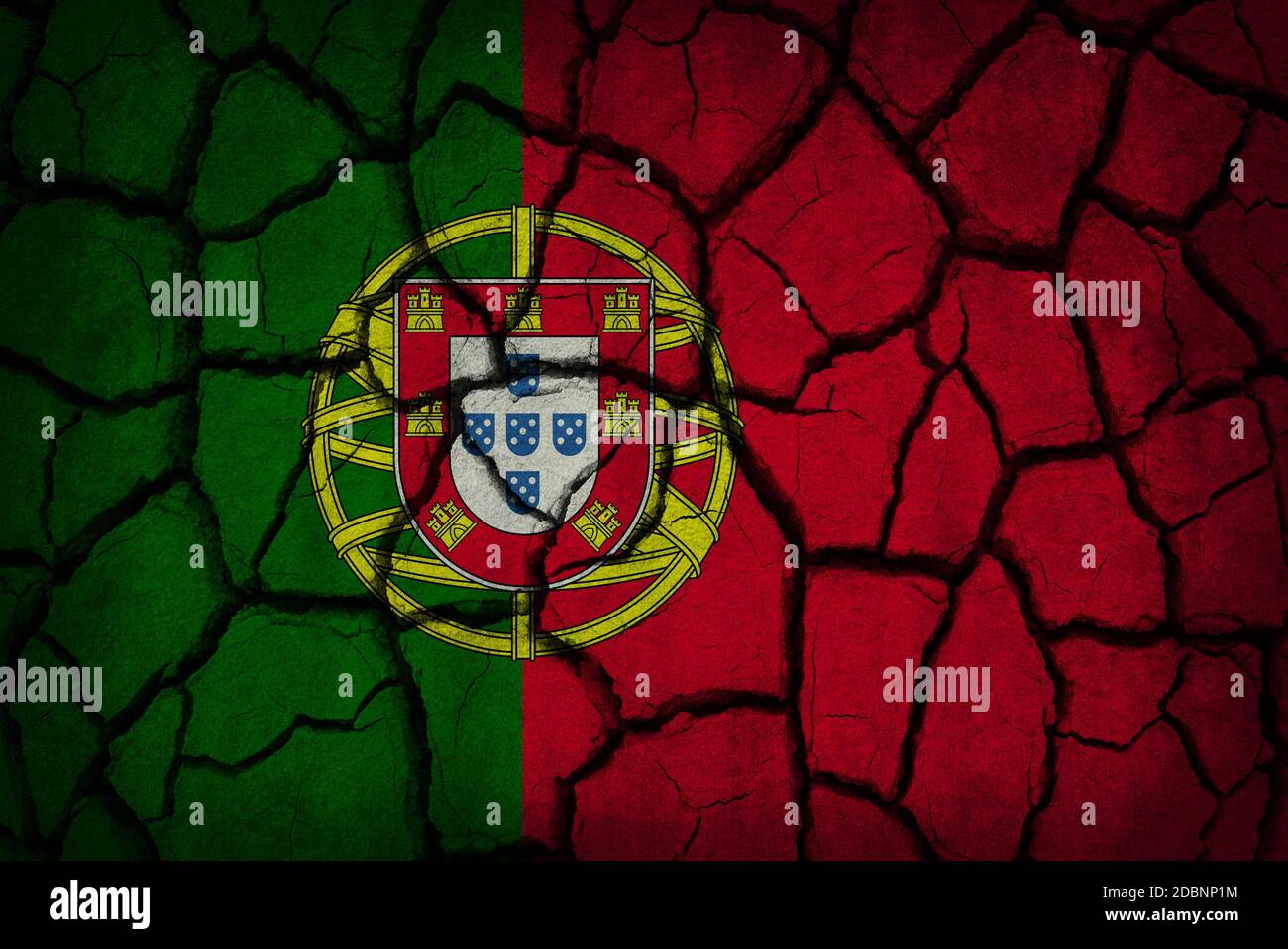 Portugal flag on old vintage hi-res stock photography and images - Alamy