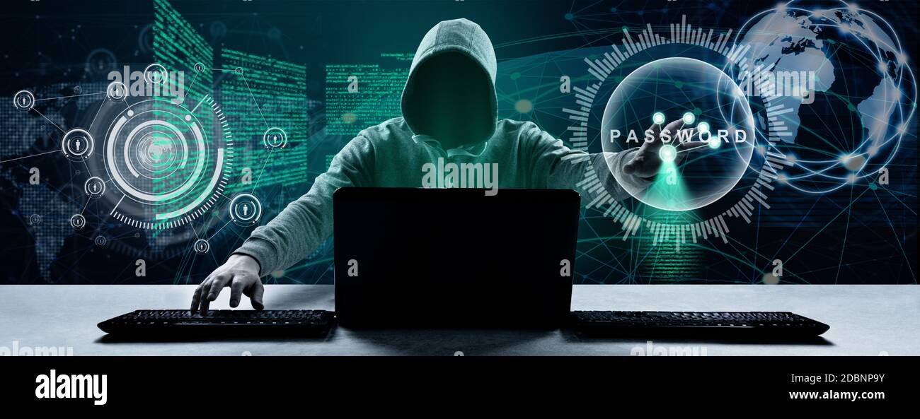 Hacker prints a code on a laptop keyboard to break into a cyberspace ...