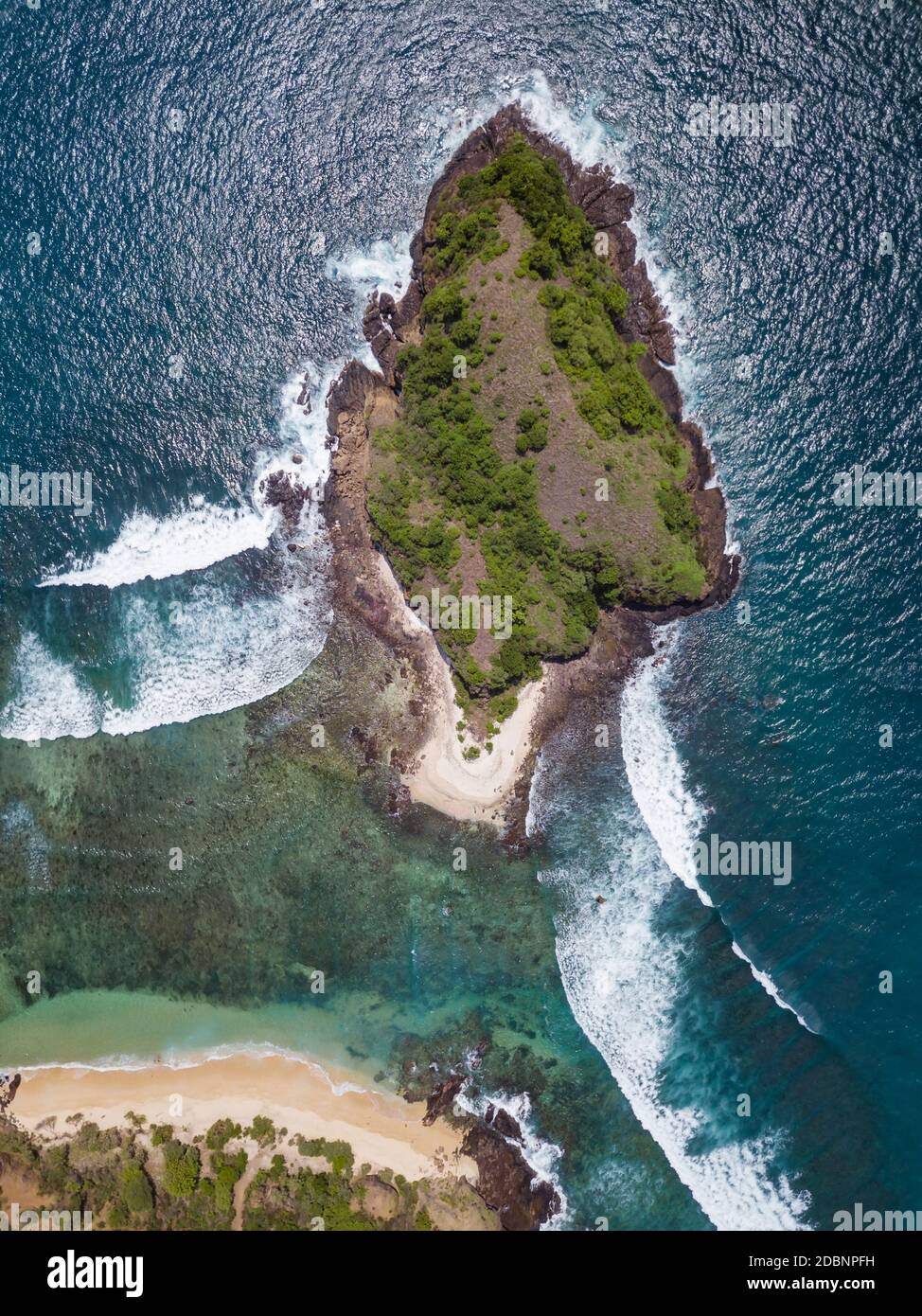 Aerial view of Sumbawa island, Indonesia Stock Photo - Alamy