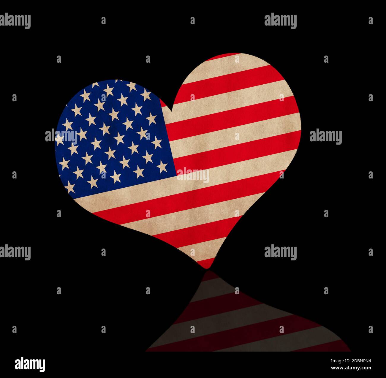 Usa heart sticker hi-res stock photography and images - Alamy