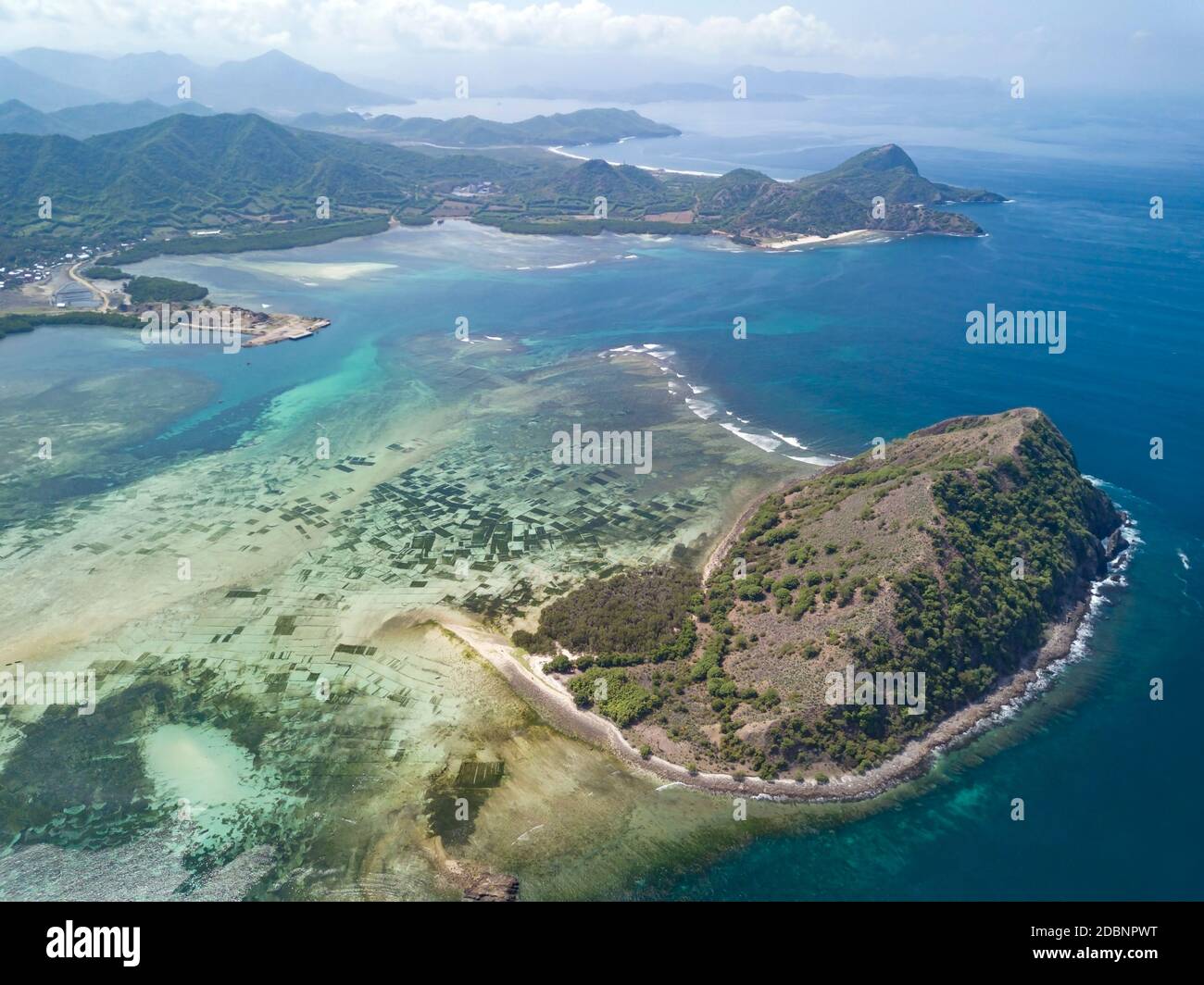 Aerial view ofÃ‚Â SumbawaÃ‚Â island, Indonesia Stock Photo - Alamy