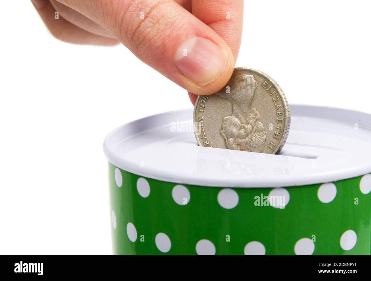 green money box with australian money Stock Photo - Alamy