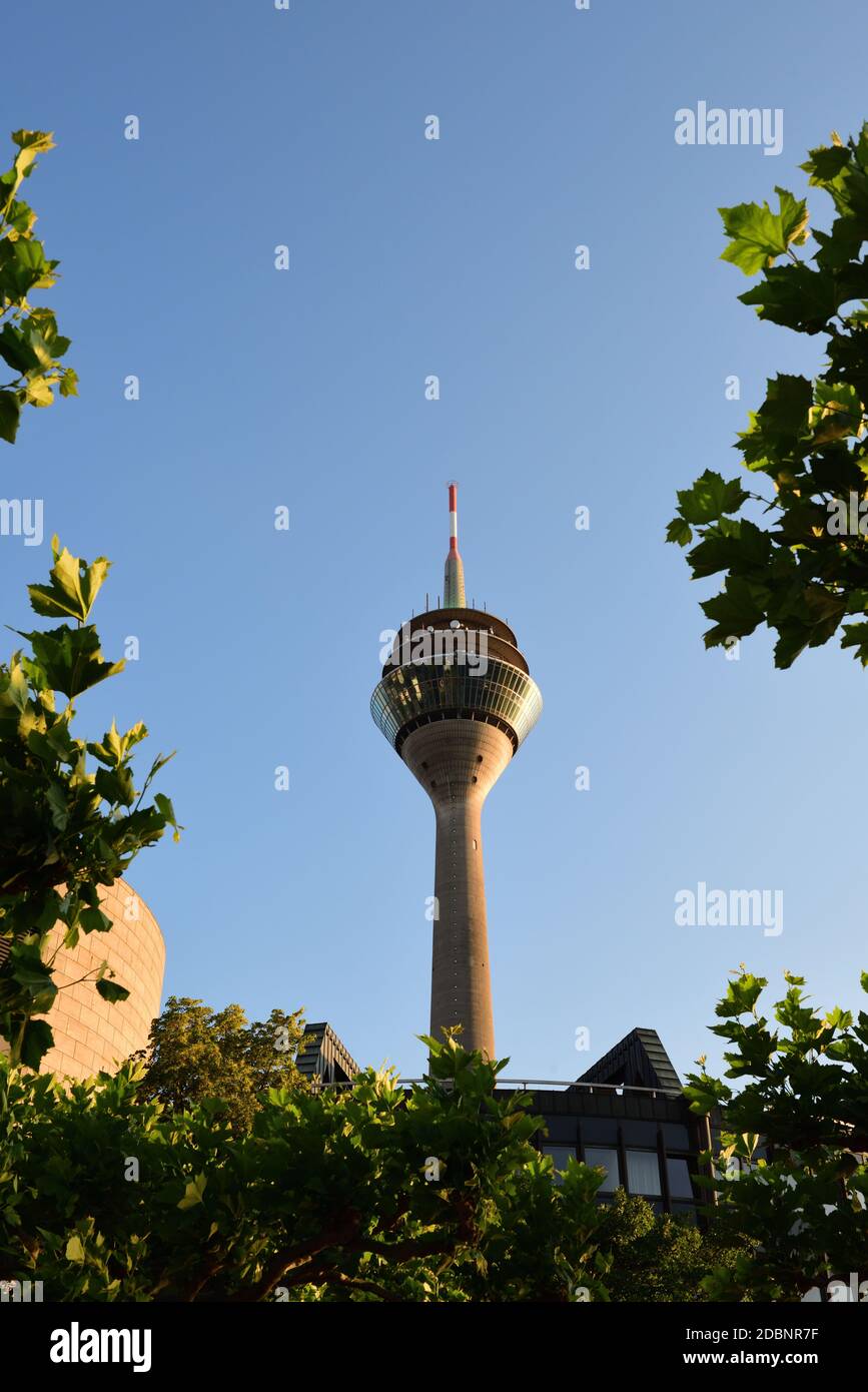 Rhine tower in Dusseldorf, Germany Stock Photo - Alamy