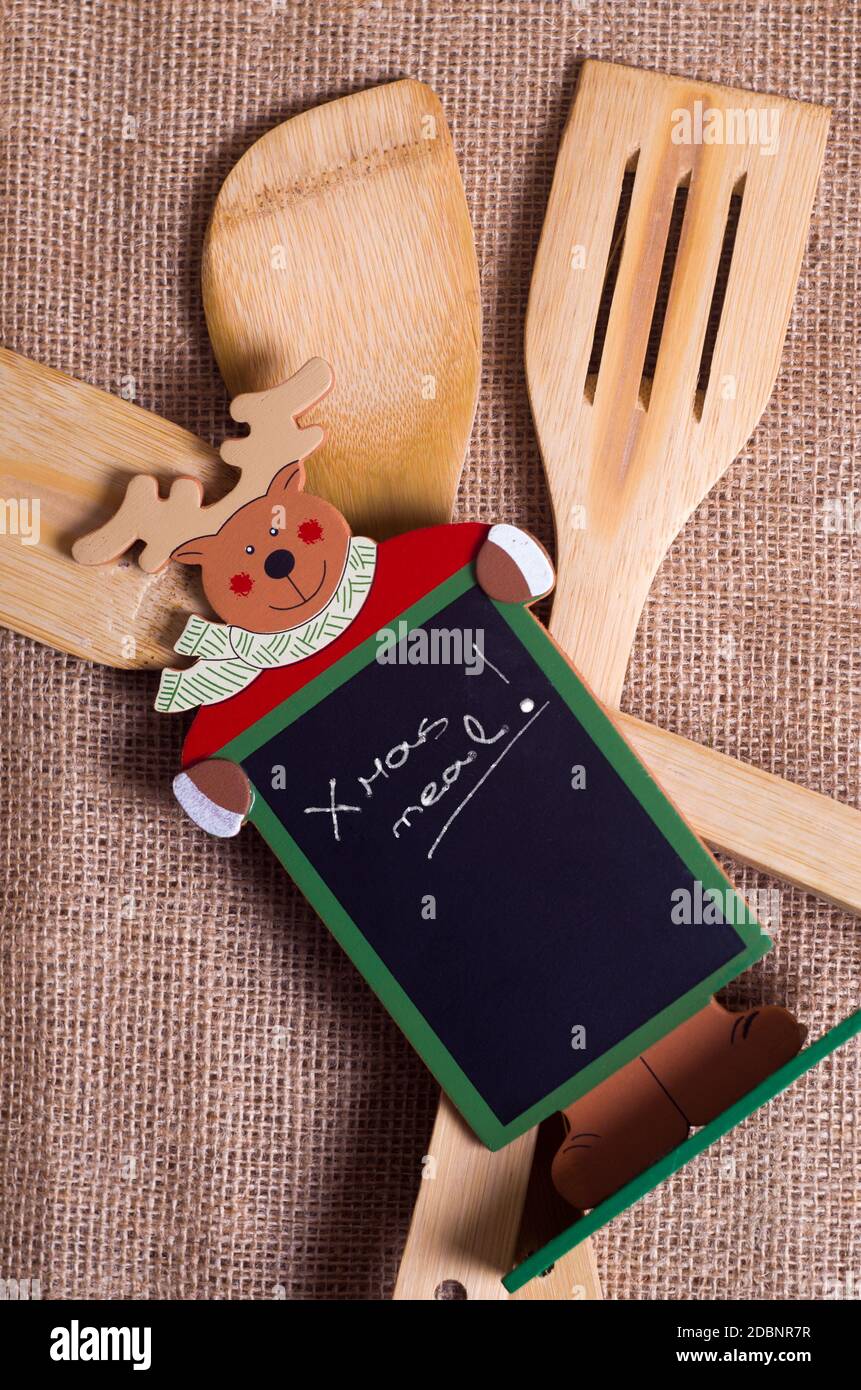 Chalkboard christmas restaurant menu board hi-res stock photography and ...