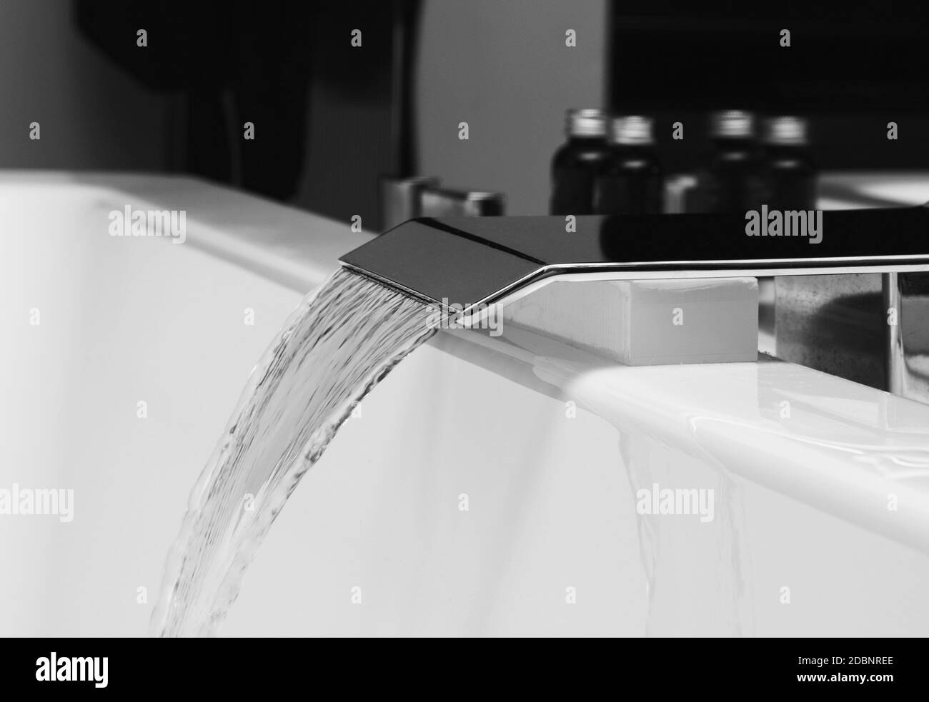 luxury water tap in spa Stock Photo - Alamy