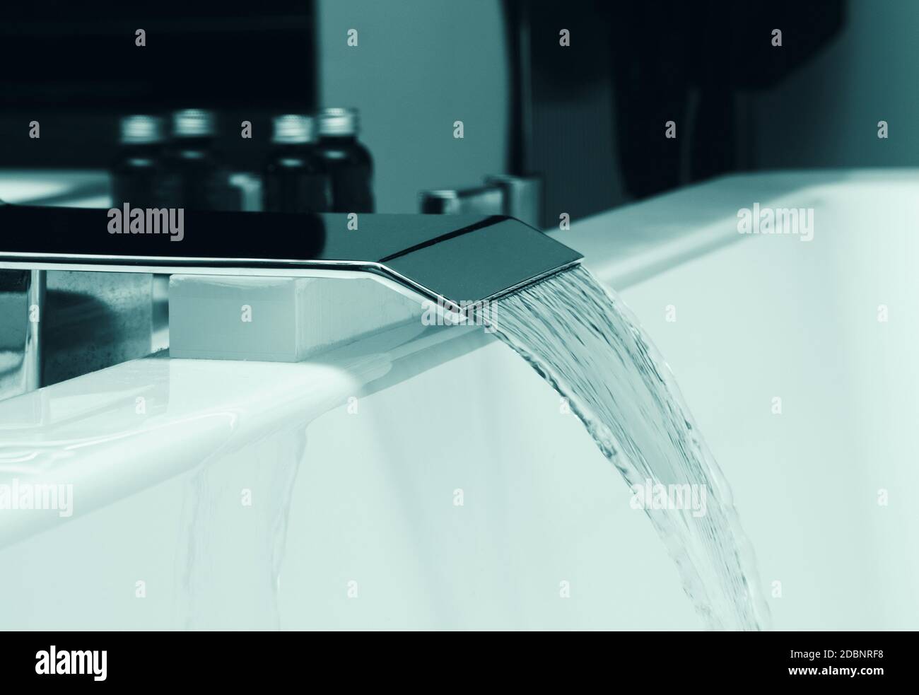 luxury water tap in spa Stock Photo - Alamy
