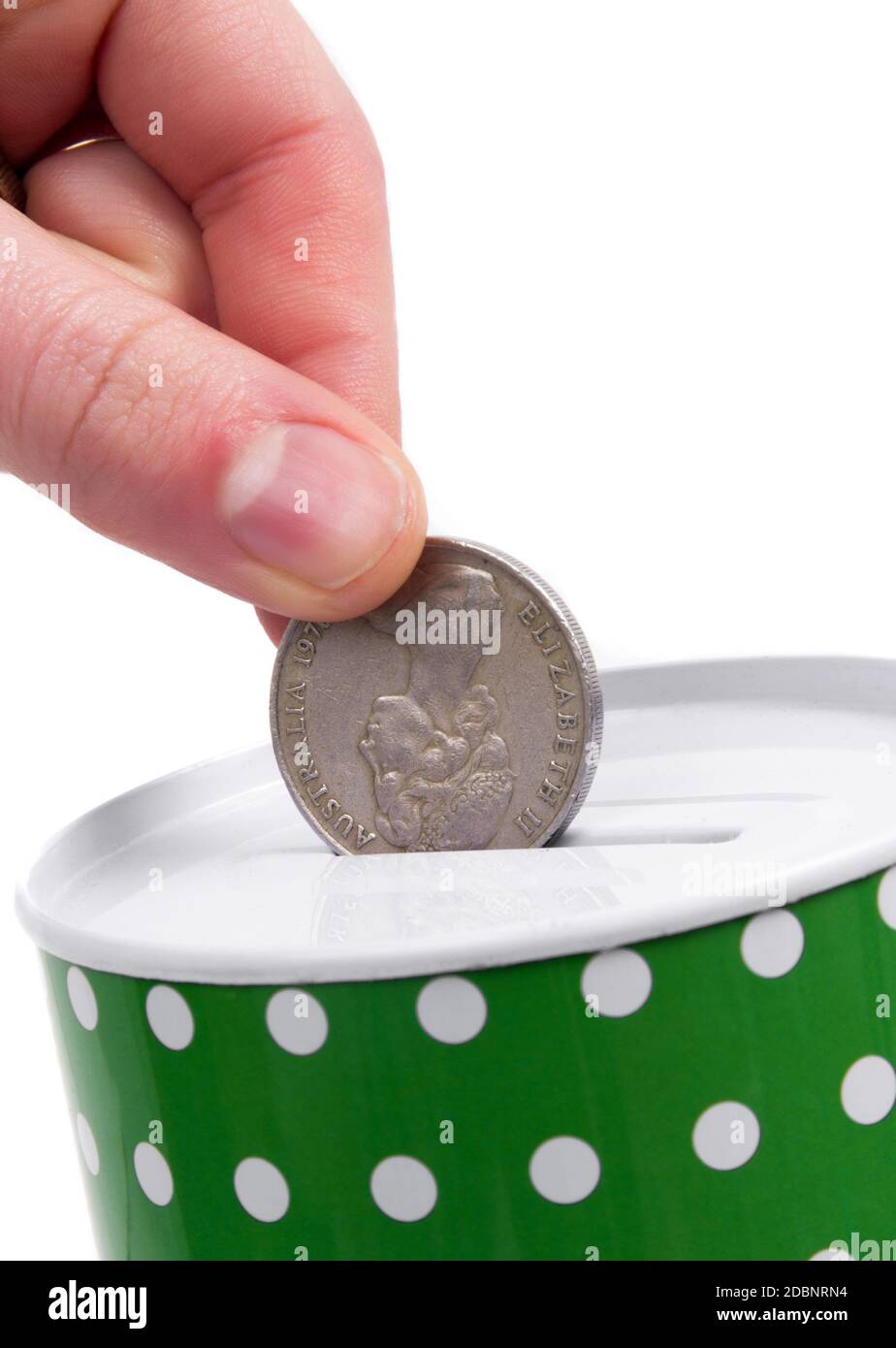 green money box with australian money Stock Photo - Alamy