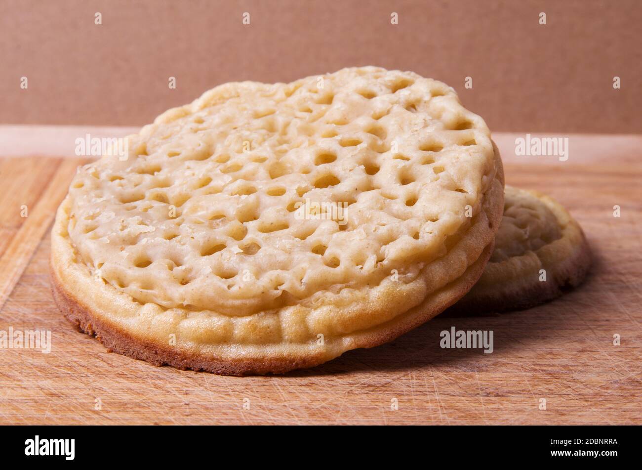 Crumpet Isolated High Resolution Stock Photography and Images - Alamy