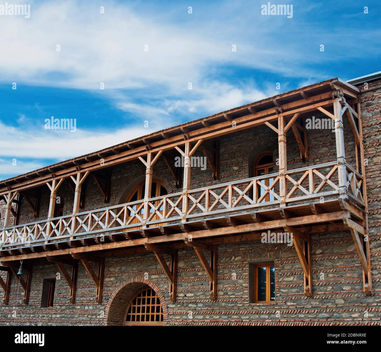 Traditional georgian housing.Georgia,Caucasus Stock Photo - Alamy