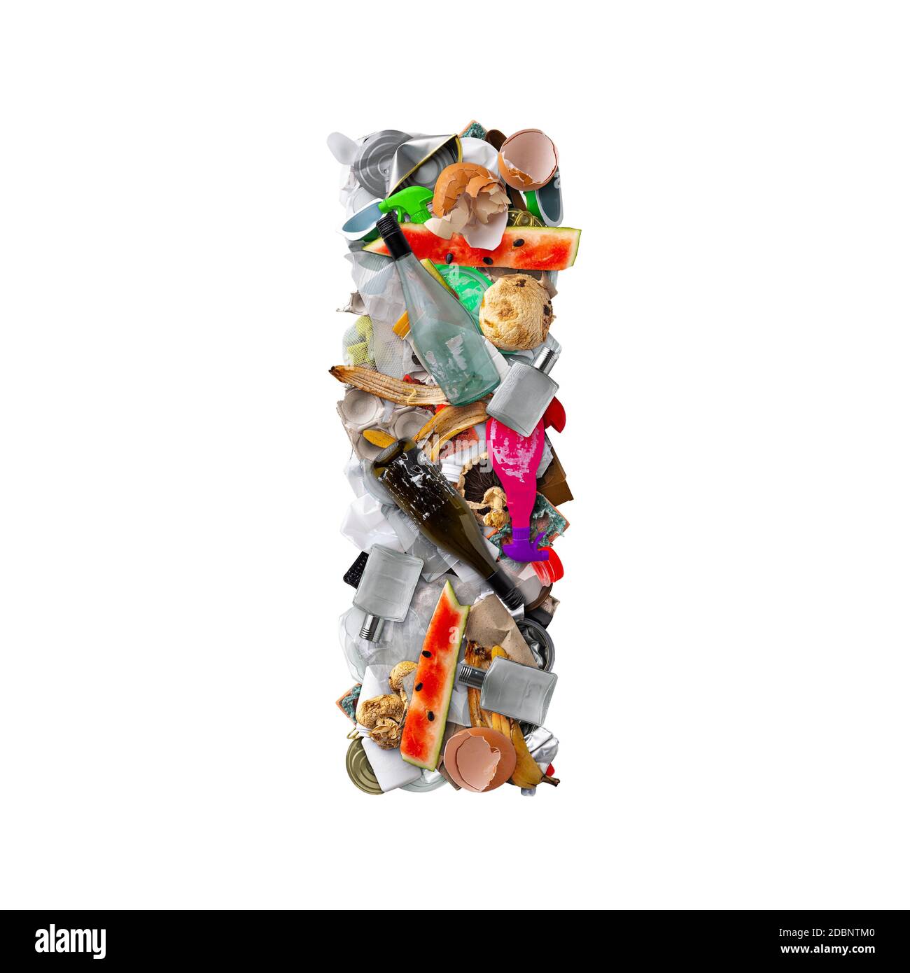 Letter Rubbish Trash Font Garbage High Resolution Stock Photography and ...