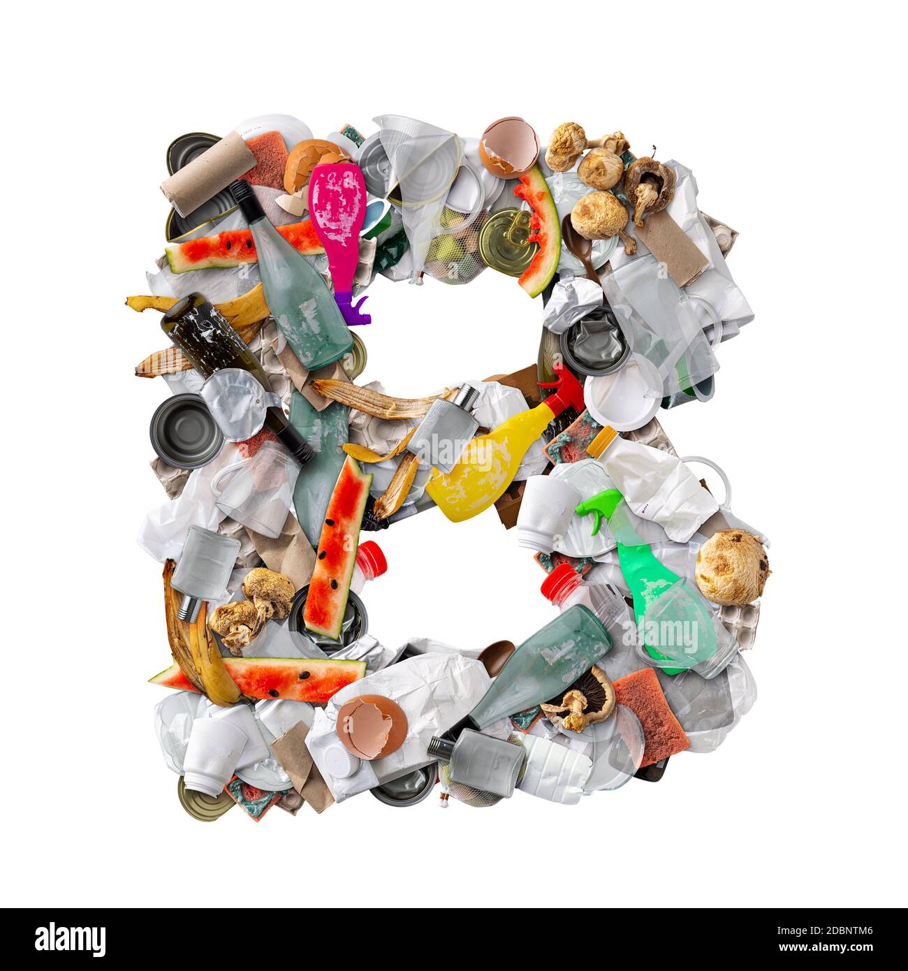 Letter rubbish trash font garbage hi-res stock photography and images ...